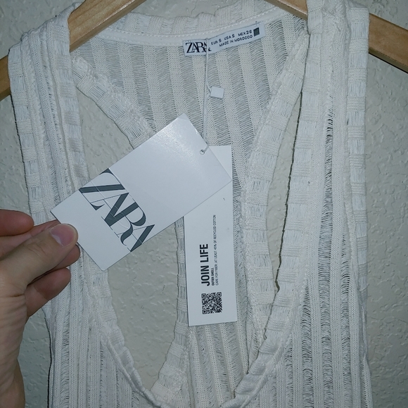 Zara | Dresses | Nwt S Zara Sleeveless Midi Knit Fringe Dress | Poshmark